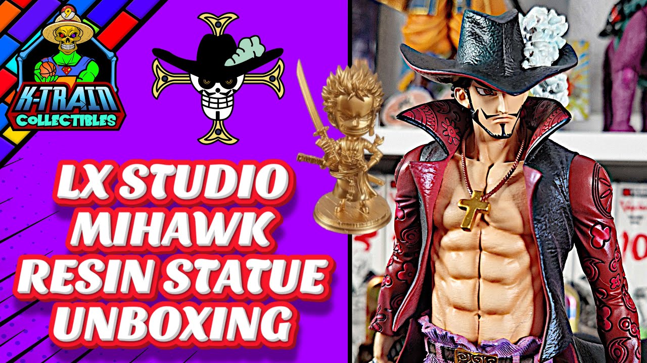 LX Studio - Dracule Mihawk Zoro Resin Statue One Piece POP Scale ...