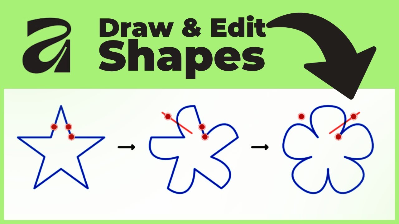 How to DRAW and EDIT Shapes in AFFINITY Studio – Easy Tips for ...