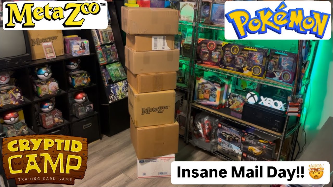 Huge Mail Day Unboxing!! Pokemon, Cryptid Camp, Metazoo. Insane Last ...