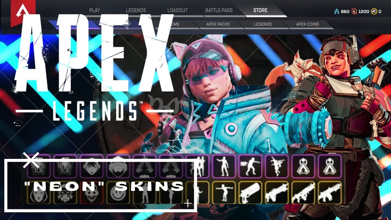 New "Neon" Collection Event & Heirloom Event - Apex Legends Season 17 ...