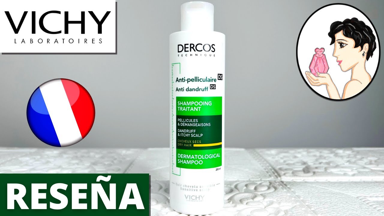 🍀VICHY Dercos Shampoo ANTICASPA DS Cabello Seco El Mejor Champú para la ...