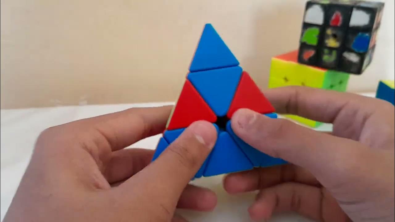 beginners pyramids cube solve tutorial - YouTube