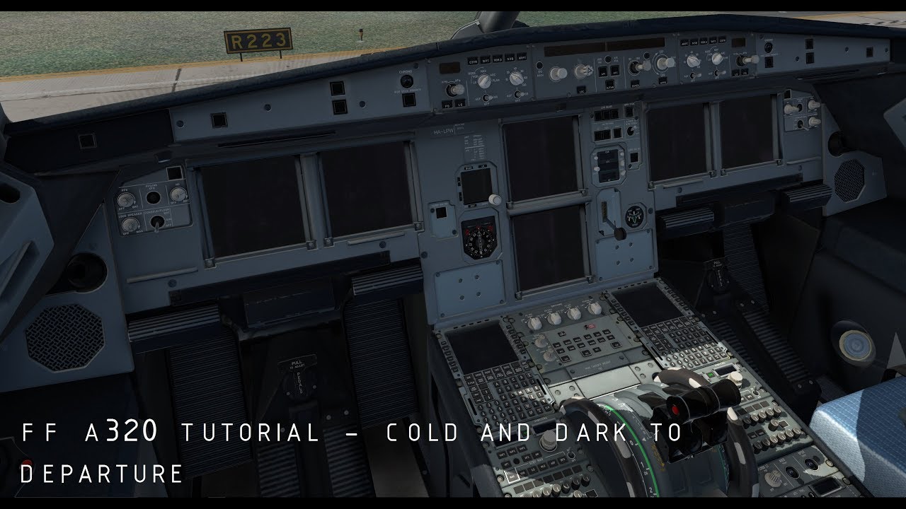 Beginners Cold and dark startup and departure tutorial Flight Factor ...