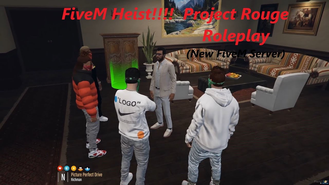 Project Rogue | New FiveM Roleplay Server | Bank Heist - YouTube