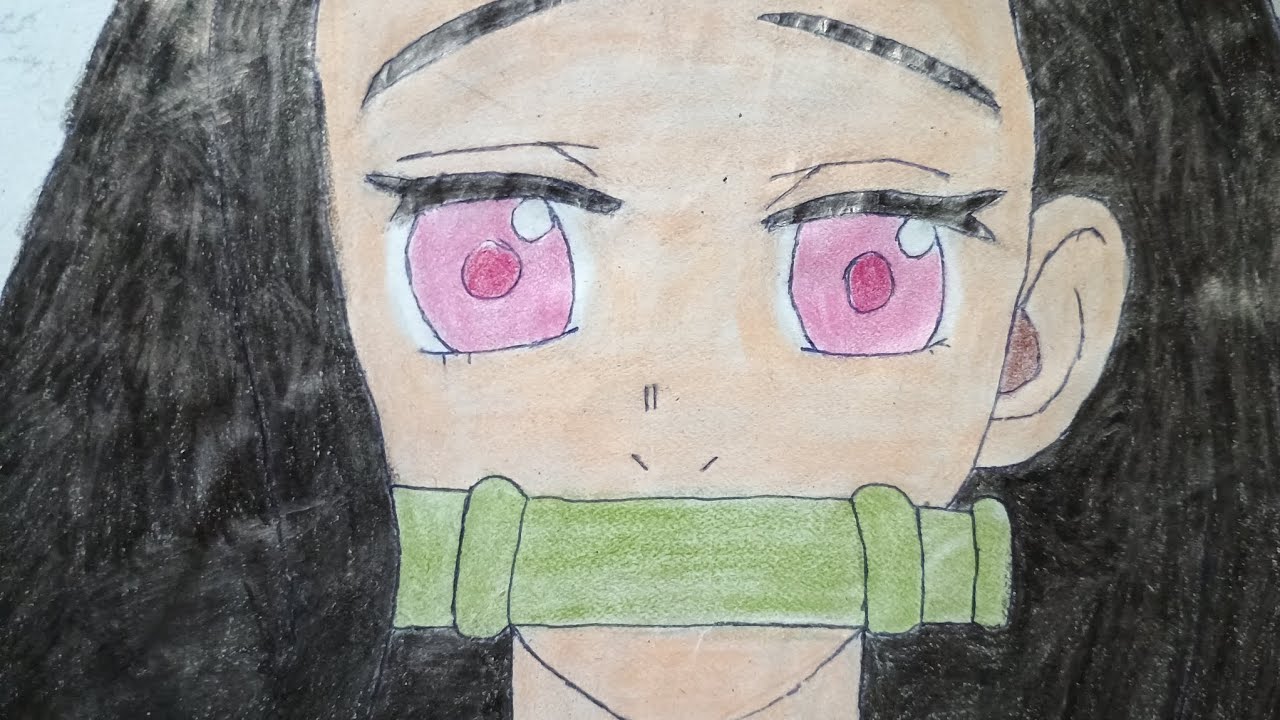 How to draw Nezuko | Step by Step | Demon Slayer #youtube - YouTube
