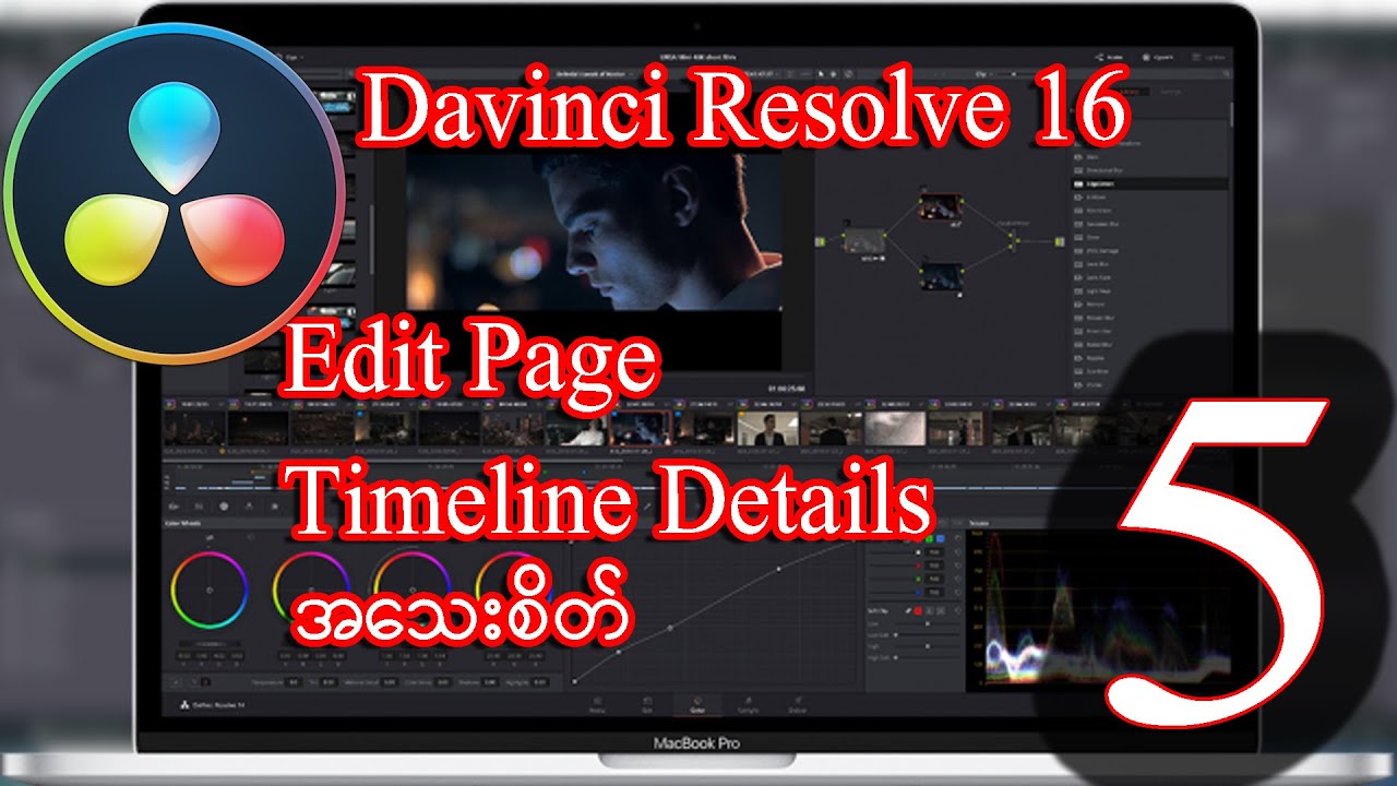 DaVinci Resolve Edit Page-Timeline အသုံးပြုနည်းအသေးစိတ်သင်ခန်းစာ ...