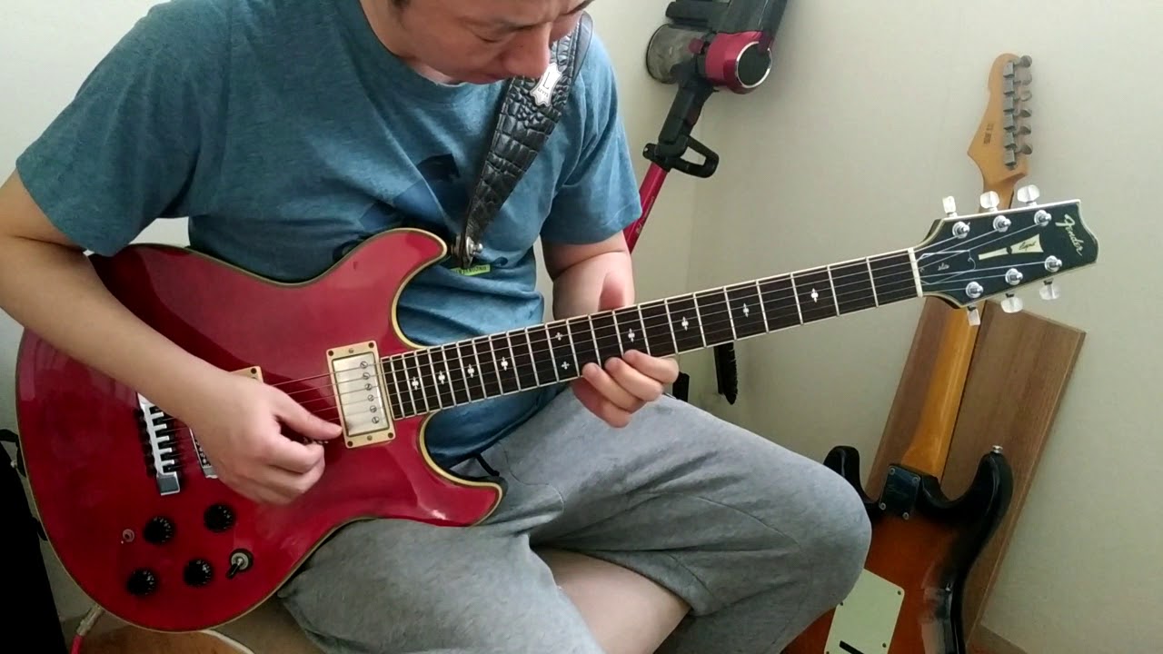 fender esprit elite guitar test Vol.1 - YouTube