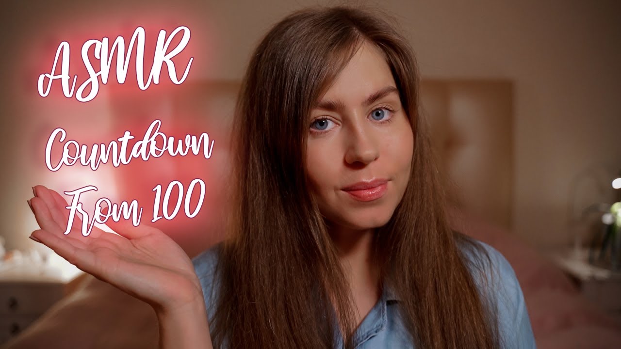 [ASMR] Relaxing Countdown To Sleep From 100 😴 & Tracing - YouTube