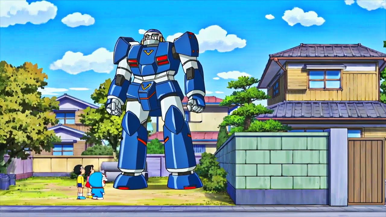 Nobita Membuat Robot Raksasa Menggunakan Permen Karet - Cerita Doraemon ...