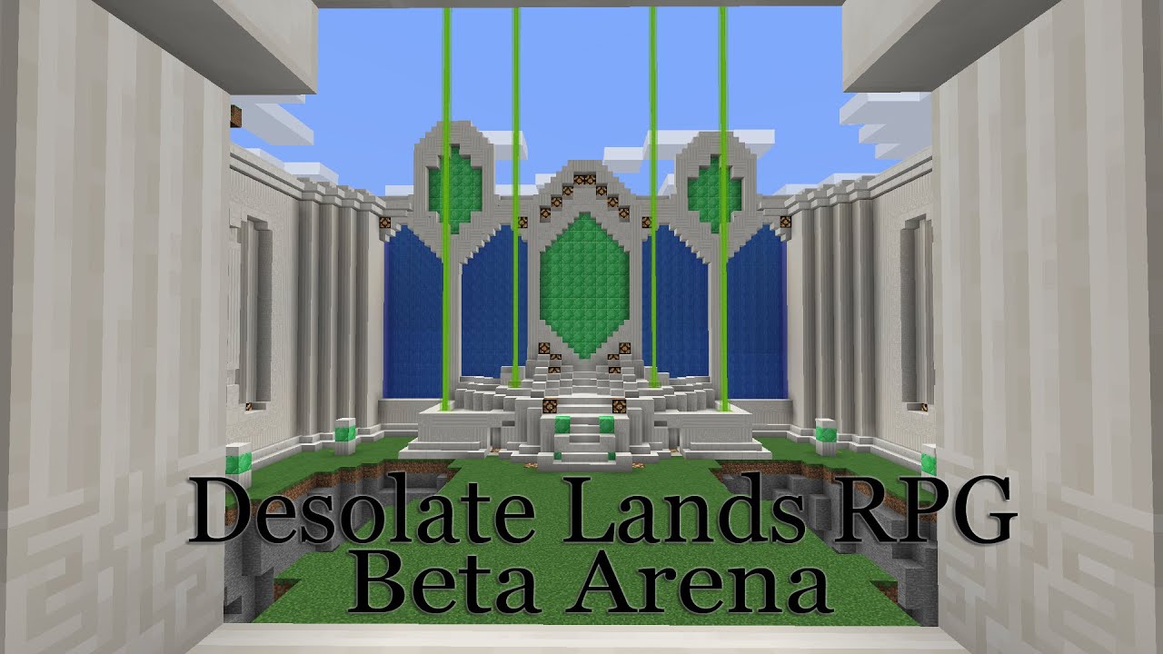 Minecraft Desolate Lands MMORPG - Beta Arena! - YouTube