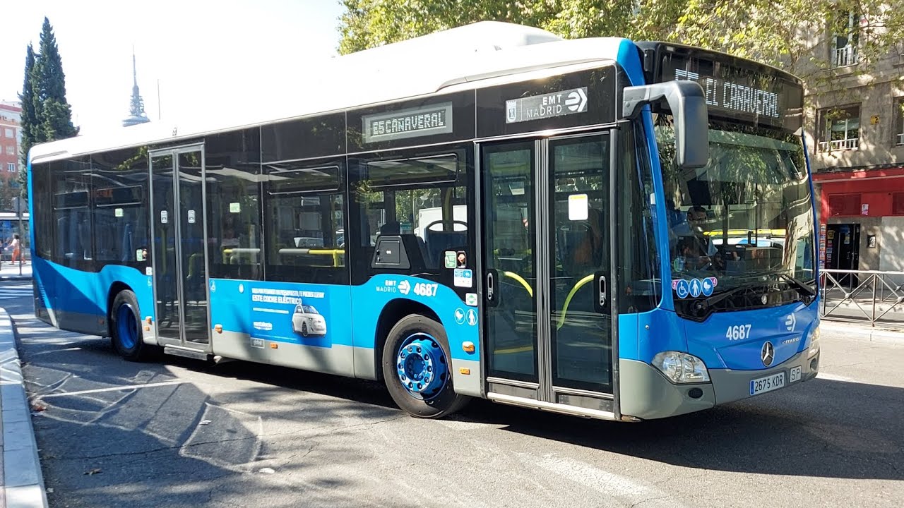 EMT Madrid: Recopilatorio de Autobuses Agosto de 2022 - YouTube