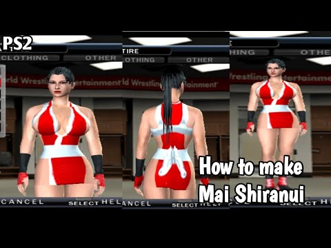 WWE SVR 2010 - Mai Shiranui CAW Creation Tutorial | PS2 | - YouTube