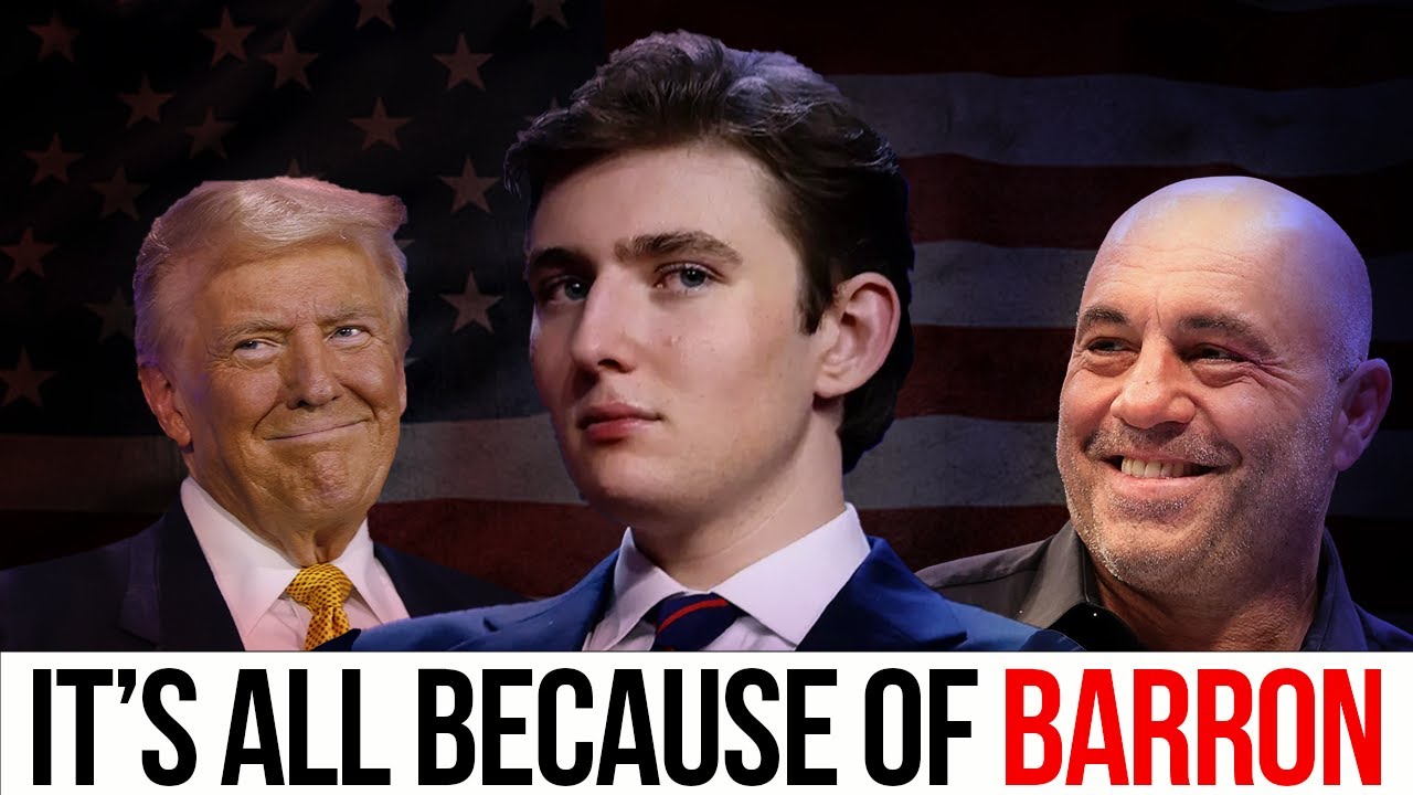 Trump Credits Barron for His BIG MOVE to Join Joe Rogan Podcast! - YouTube