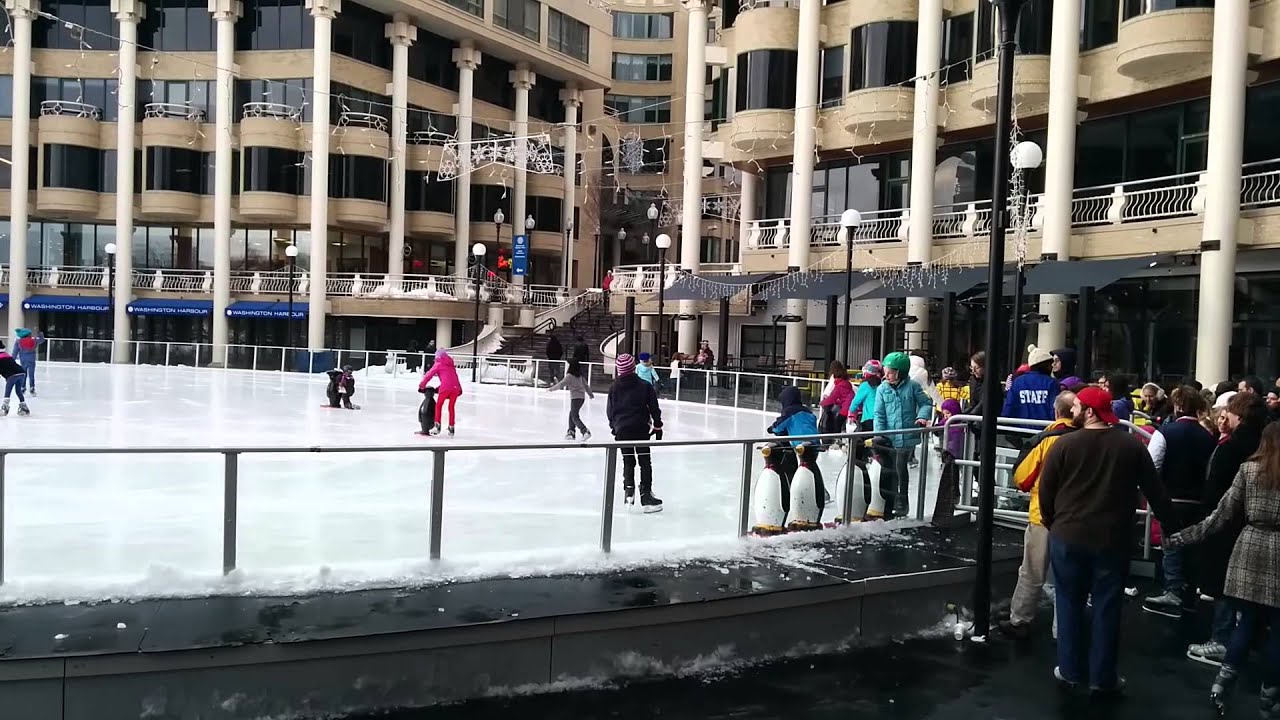 Georgetown's ice skating rink - YouTube