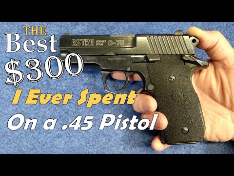 Astra A-75 Pistol Review. Best $300 I Ever Spent on a .45 ACP Handgun!