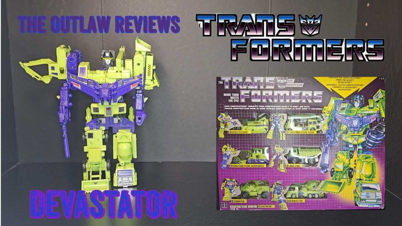 The Outlaw Reviews: Transformers G1 Constructicons DEVASTATOR - YouTube