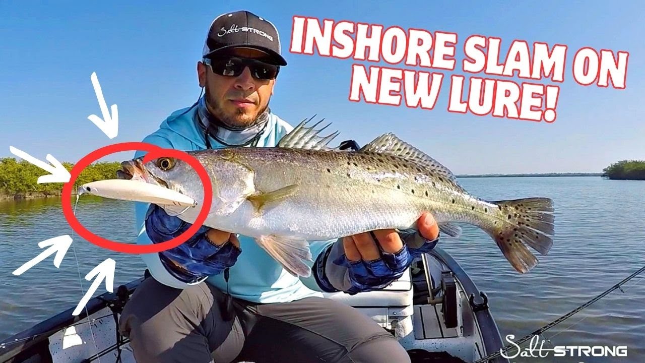 Last-Minute Insider Meetup Produces Inshore Slam On NEW Lure - YouTube