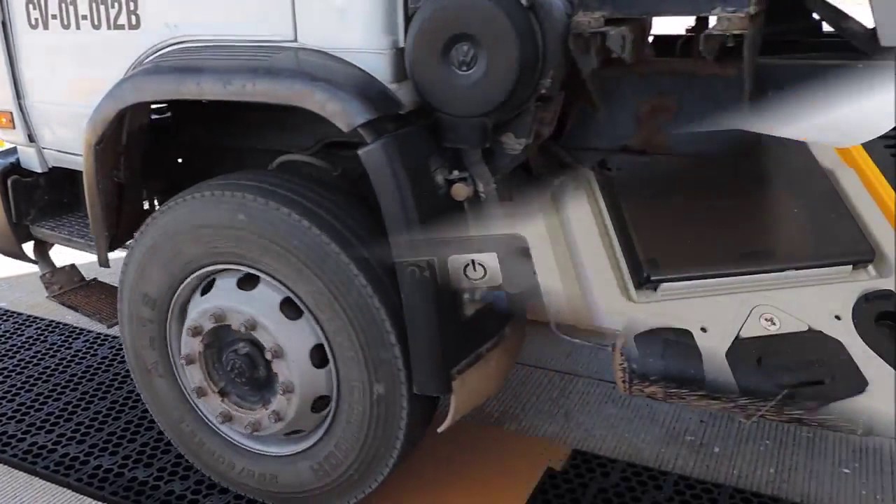 Axle Wheel Scale - dynamic / weigh in motion (WIM) - YouTube