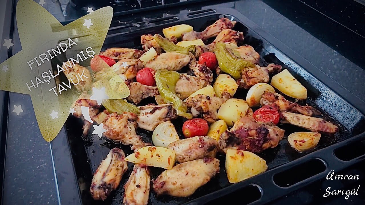FIRINDA HAŞLANMIŞ TAVUK🍽🐔ENFES OLDU MUTLAKA DENEYİN! - YouTube