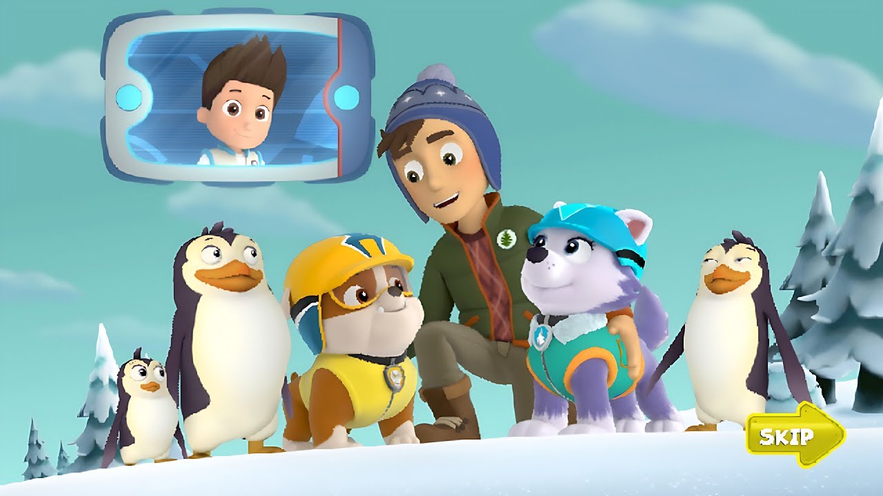 Paw Patrol: Snow Slide & Rubble Rescue Jake - YouTube