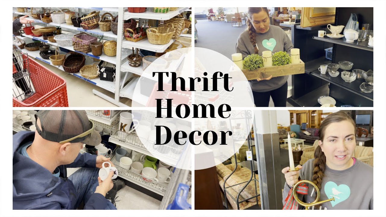 Amazing Home Decor on a Budget From 5 Thrift Stores! - YouTube