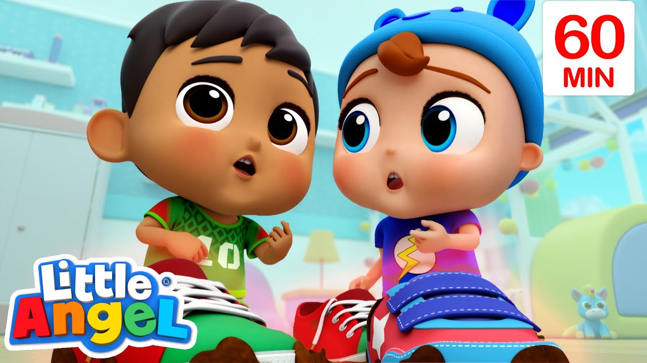 My Shoes Sink + More | Little Angel Color Songs & Nursery Rhymes ...