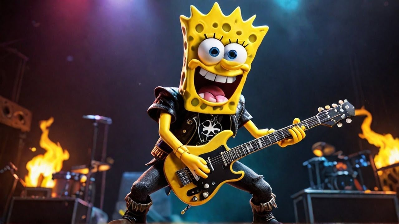 Rock Metal Cover of SpongeBob SquarePants Theme - YouTube