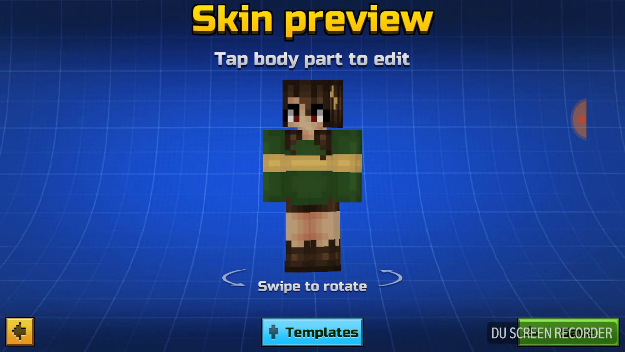 Chara (undertale) skin||Free copy[Pixel Gun 3D] - YouTube