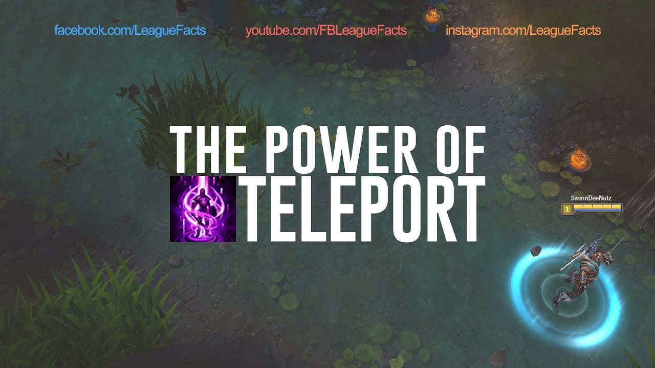New Teleport Strategy | League of legends - YouTube