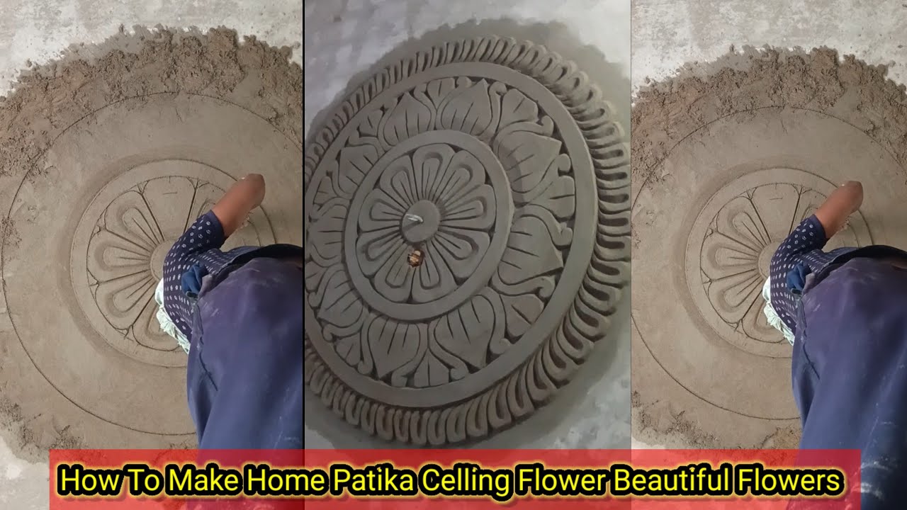 How To Meke Home Patika Celling Flower Beautiful Design And Easy Design ...