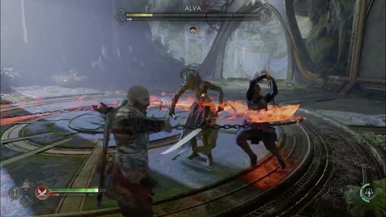 God Of War Ragnarok - Defeating The Light Elf Alva with Commentary ...