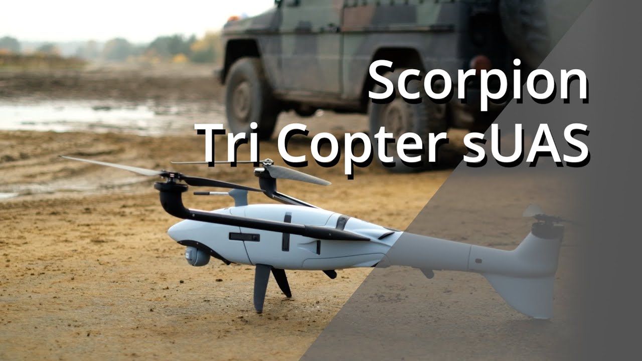 Scorpion sUAS monitors tactical military exercise - YouTube