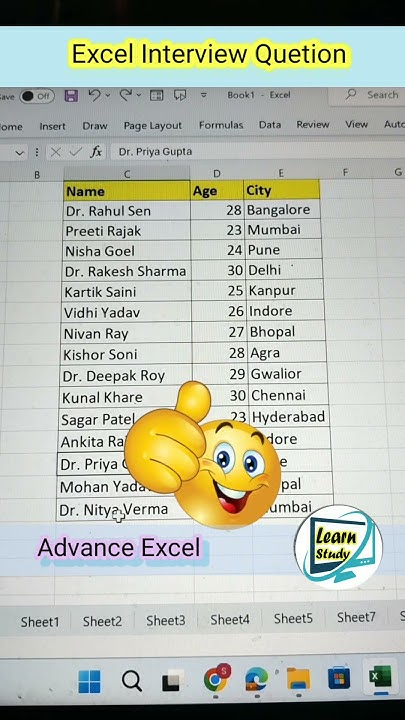 Excel_Interview_Question_Filter.excel_filter_option #advancedexcel #exceltips #excel # ...
