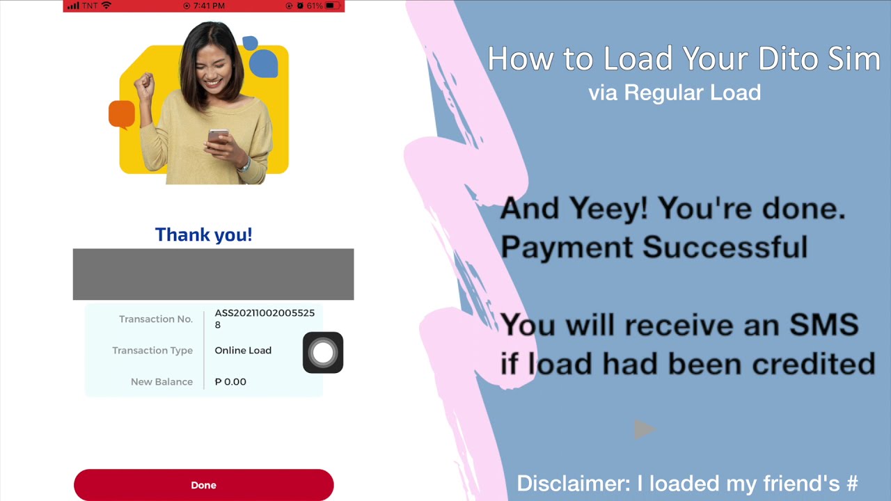 How To Load Your DITO Sim via Regular Load | Leslie Orapa - YouTube