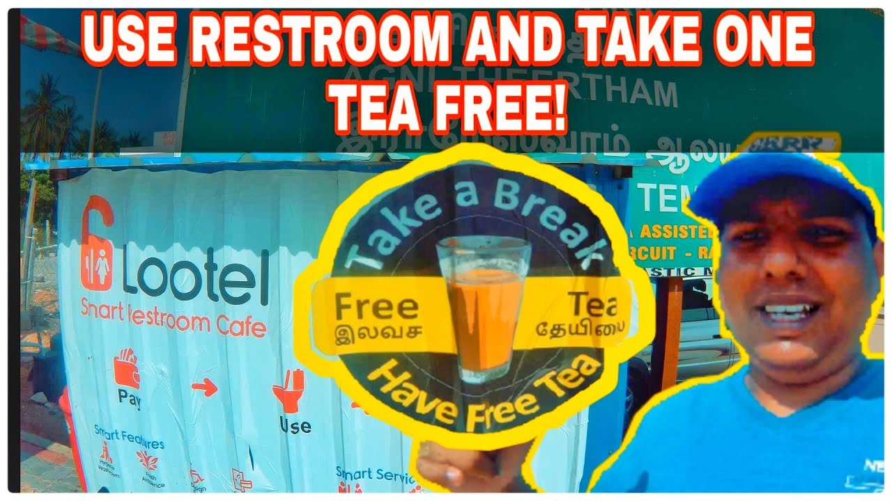 Use Restroom Take One Tea Free!😱 | Tamilnadu First Smart Restroom ...
