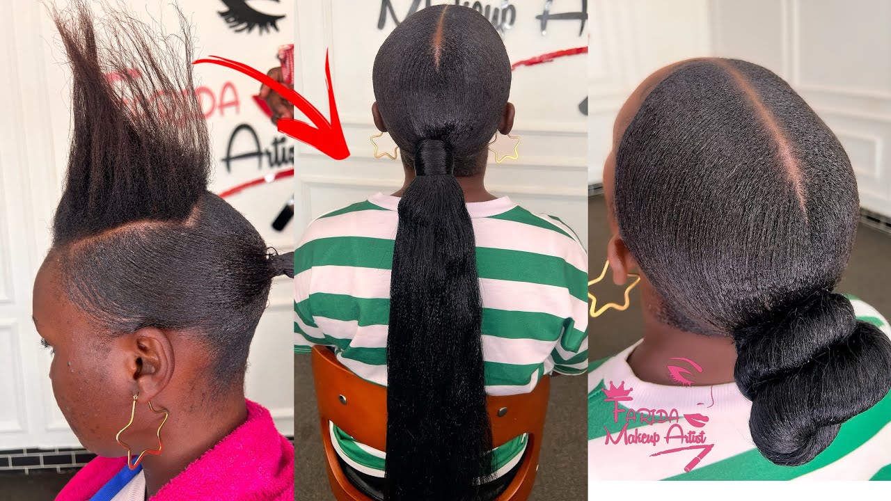 Jinsi ya kubana MKIA WA FARASI na NINJA BUN kwa Urahisi |Ponytail ...