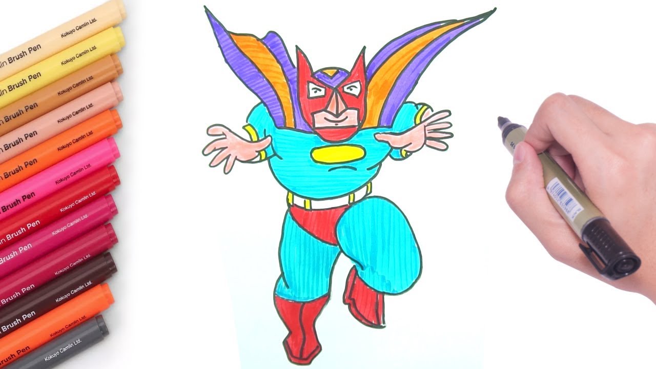 How to draw Action Comic Cartoon Drawing || Step by Step Video || Easy ...