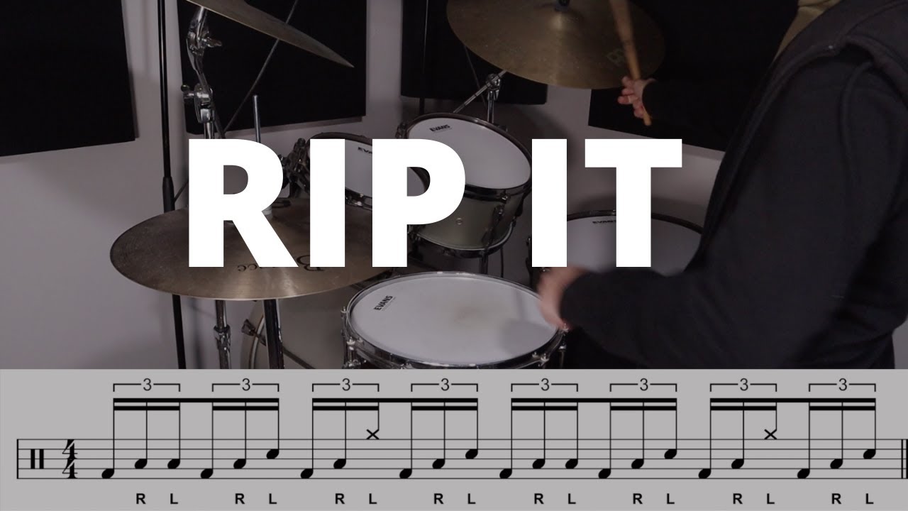 This Is What They Call A RIP IT Drum Fill - YouTube