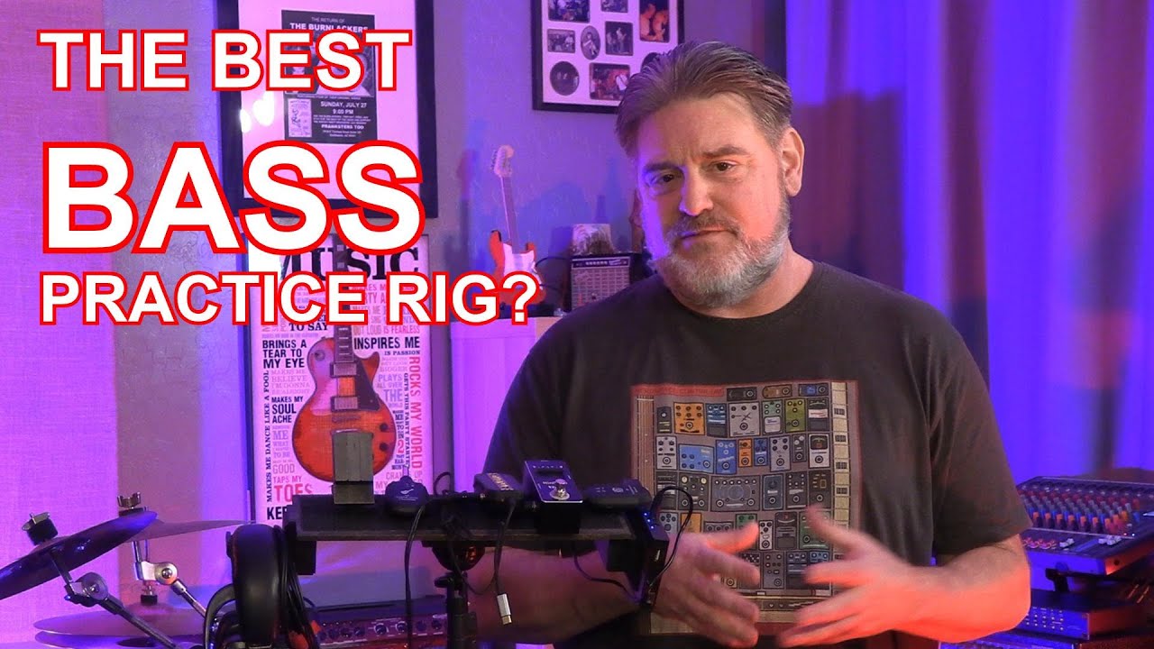 The Best Bass Practice Rig? - DIY Bass Practice Rig 2.0 - YouTube