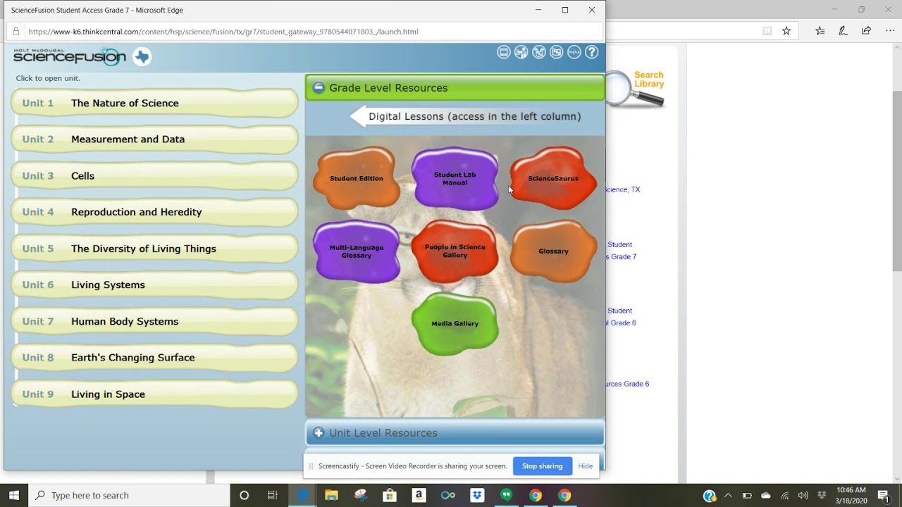 How to access Think Central Resources - YouTube