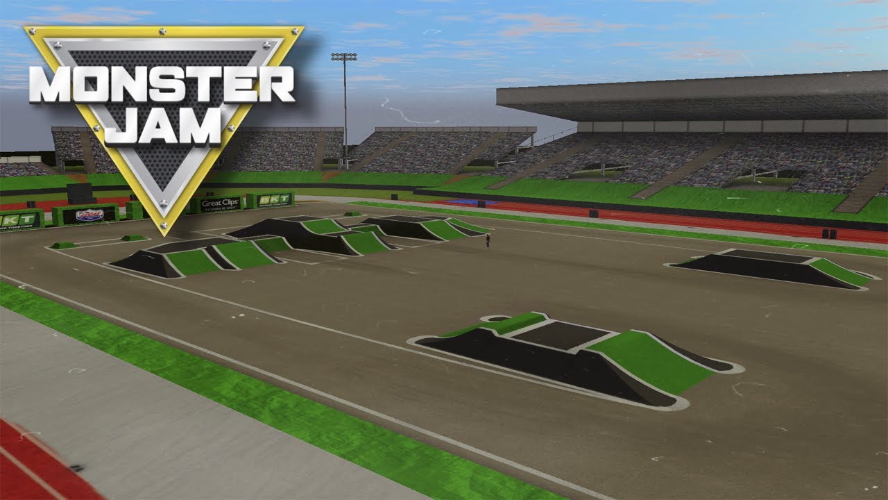 RoR Monster Jam Track Debut: Custom Brisbane 2023 (Androcks) - YouTube