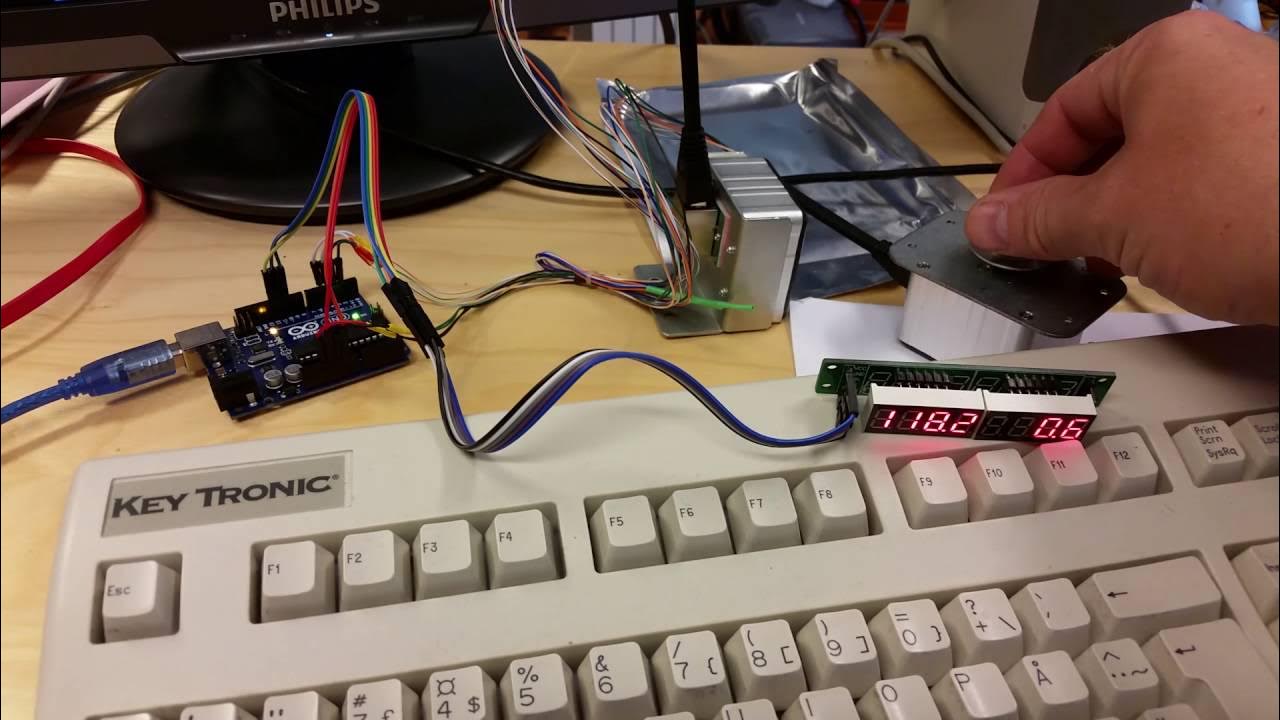 Reading digital angle sensor data with an Arduino - YouTube