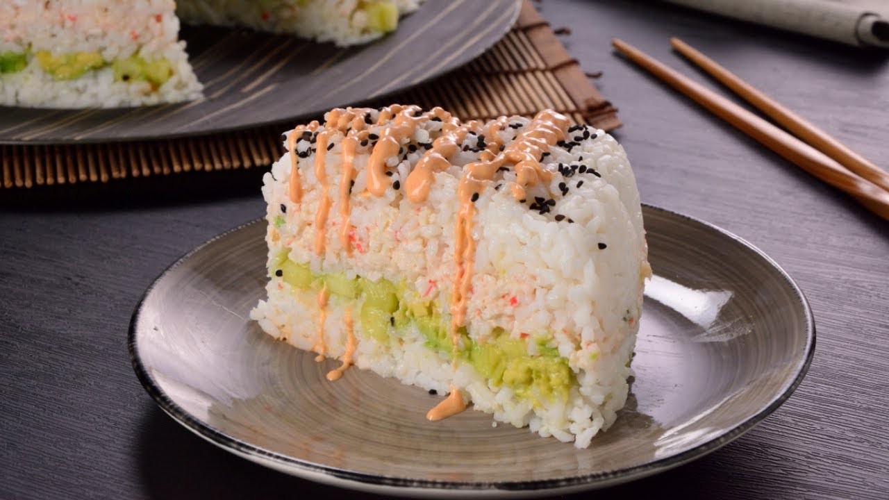 Delicioso Pastel de Sushi - YouTube