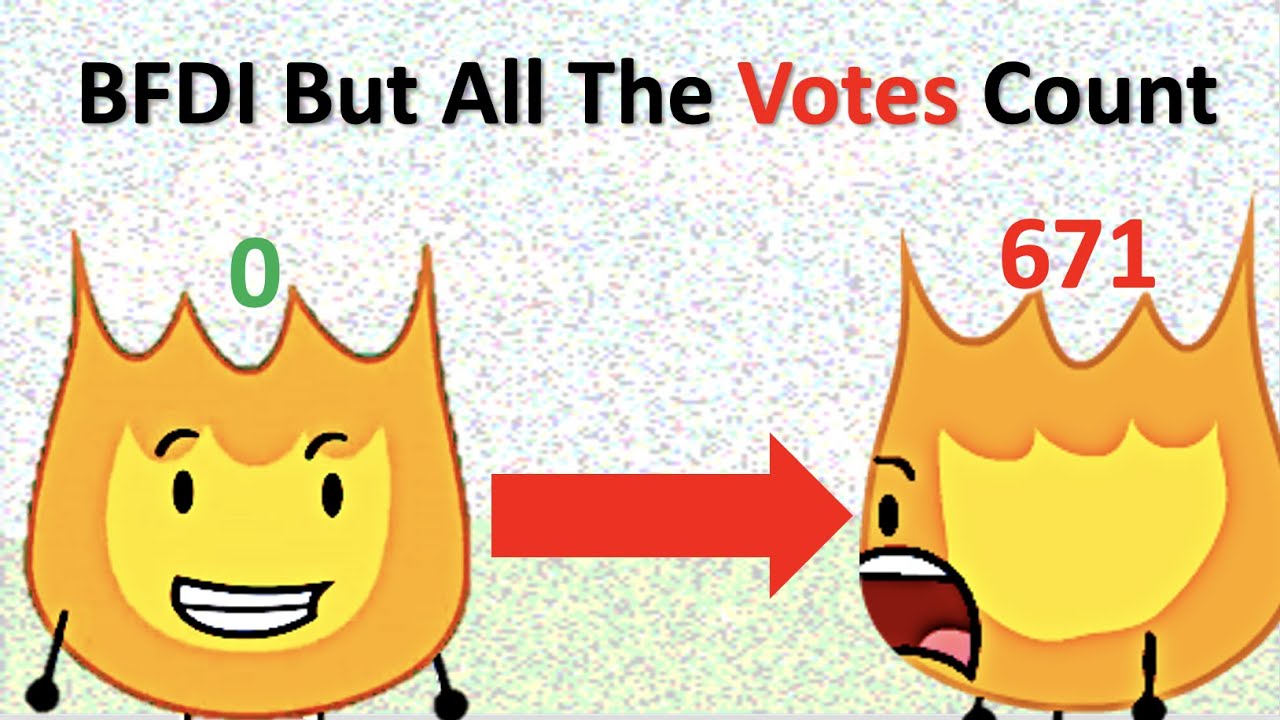 BFDI But All The Votes Count!! - YouTube