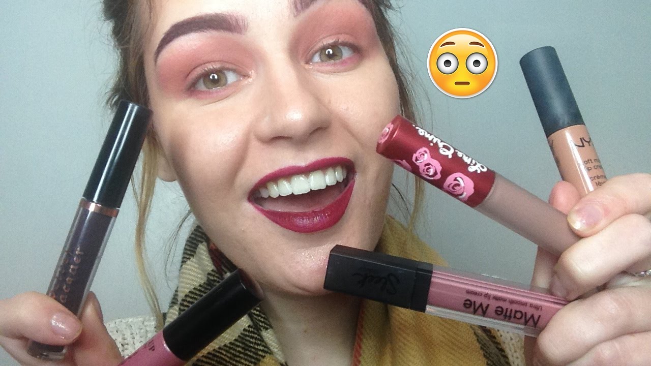 FULL FACE USING LIQUID LIPSTICK CHALLENGE TOTAL FAIL! | DaniJennett ...