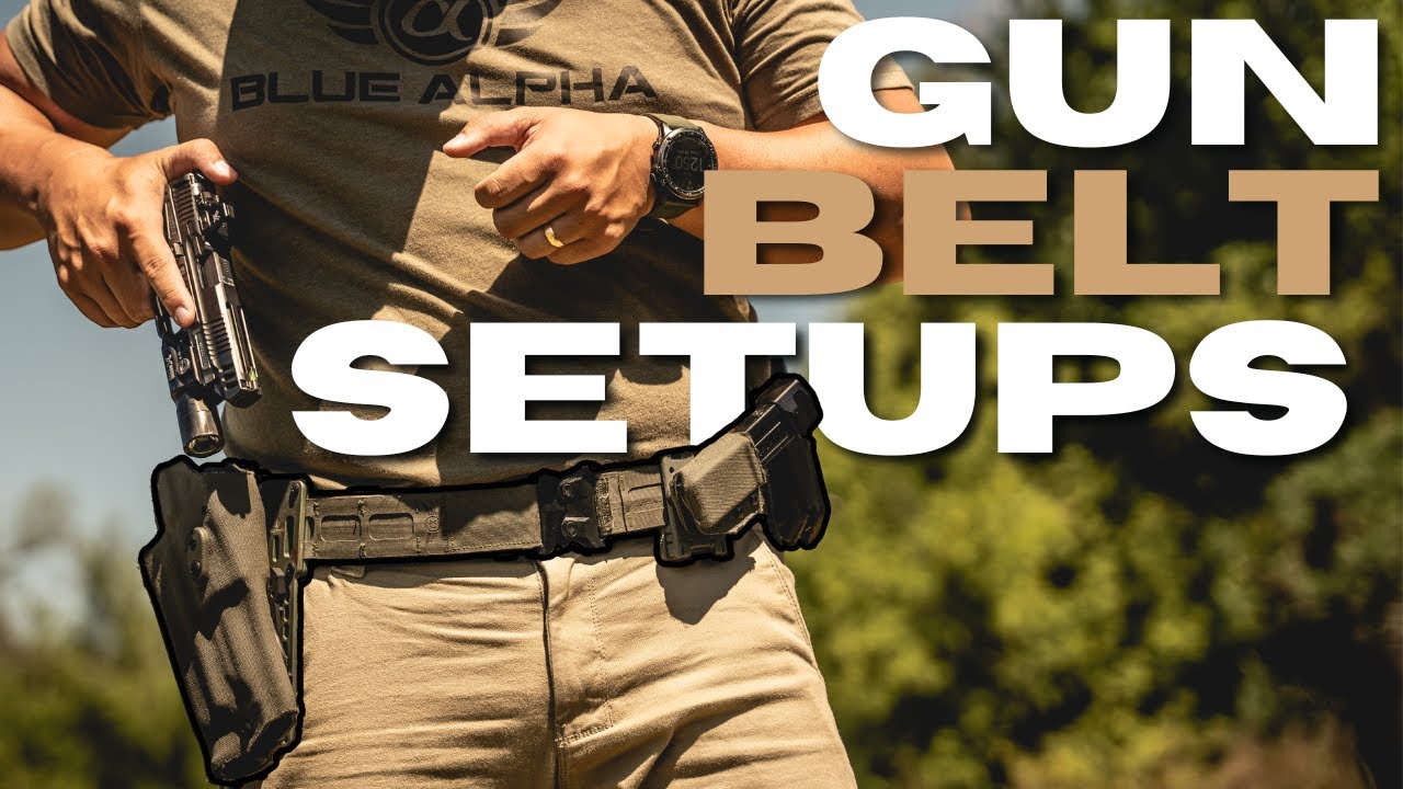 Gun Belt Setups | Blue Alpha Battle Belt Lite - YouTube