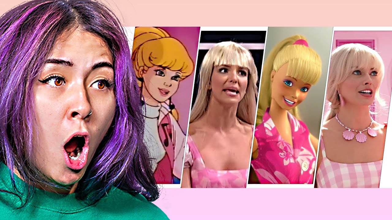 The Evolution of Barbie in Movies and Shows | Crafty Hacks Super - YouTube