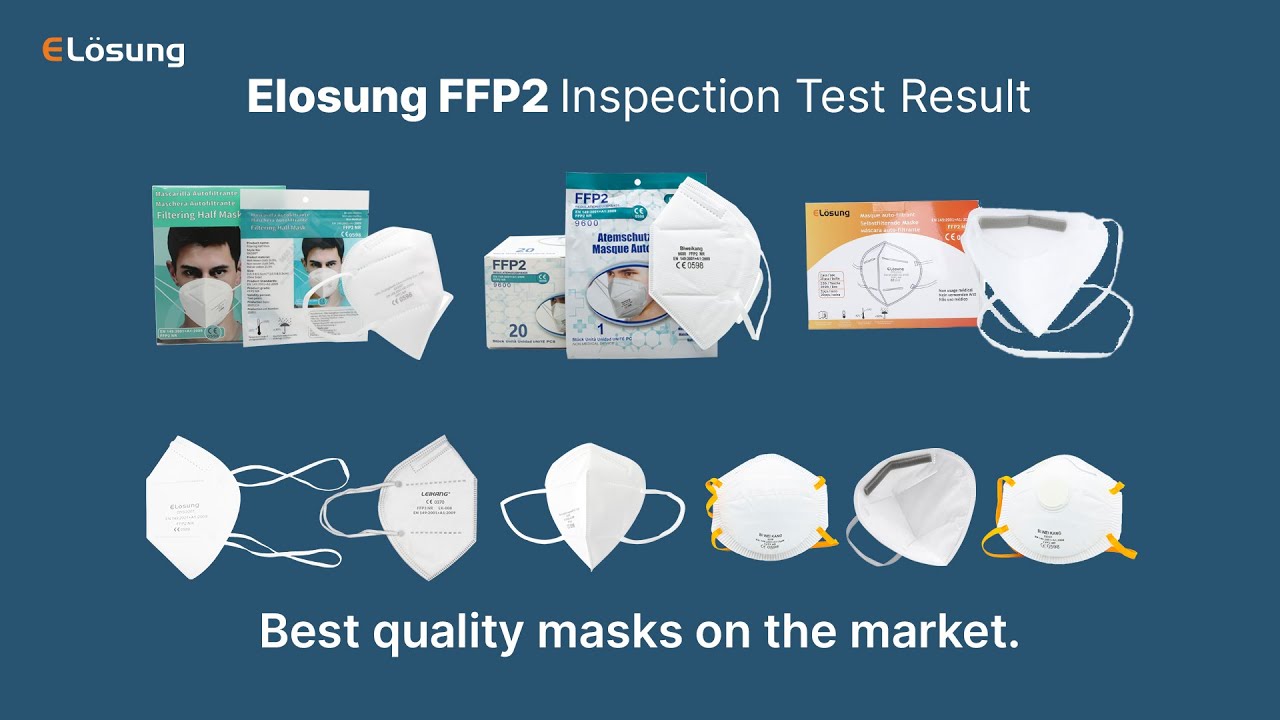 Elosung FFP2 MASKS Inspection Test Result (Machine Type8130A) - YouTube
