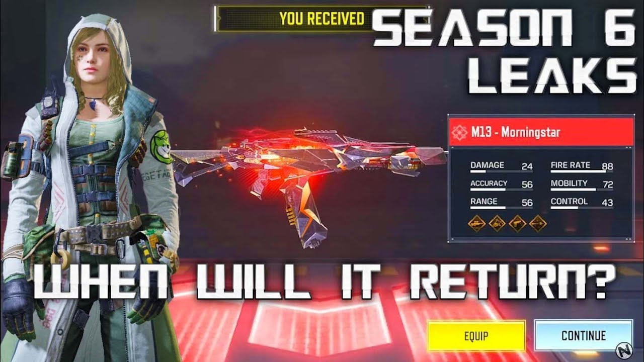 Season 6 Leaks | M13 Mythic Returns Soon?!? | FOR YOU Draw Update | COD ...