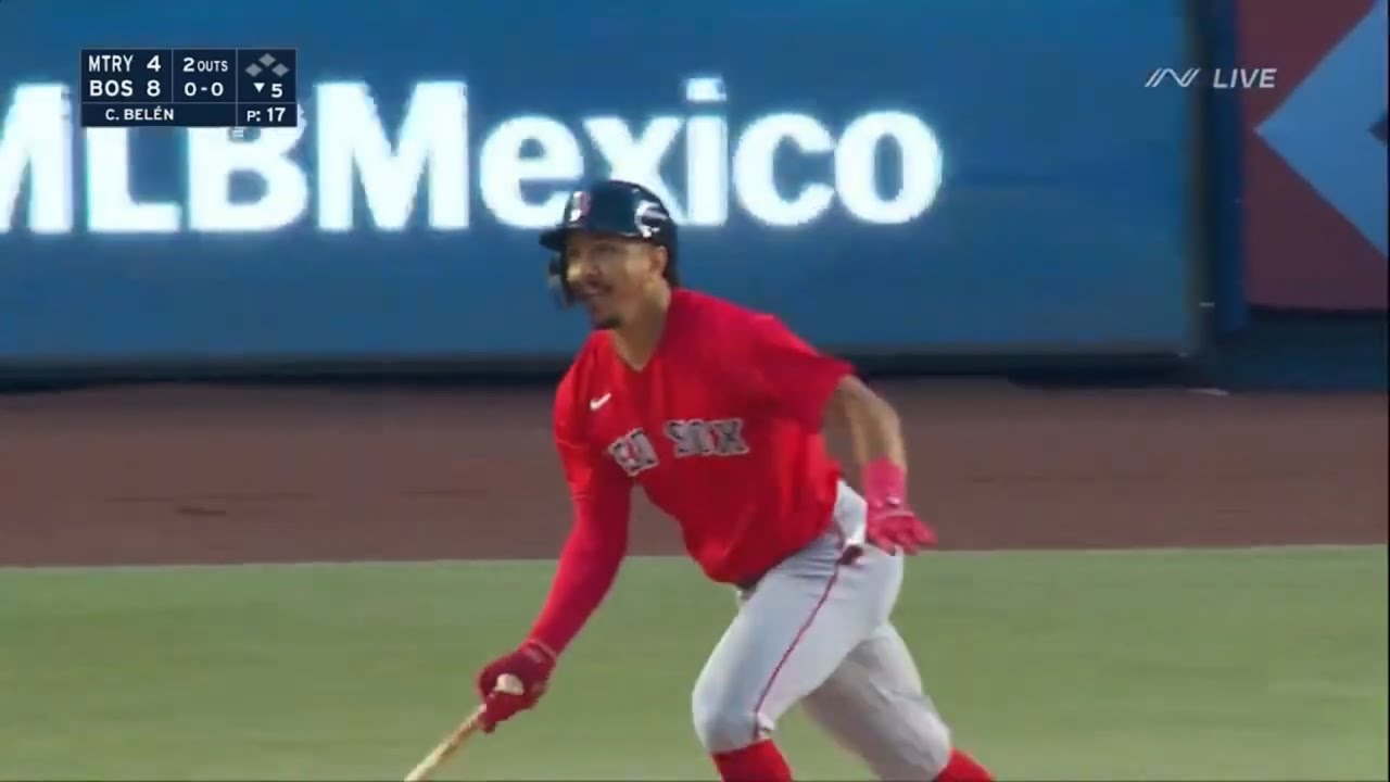 David Hamilton smacks the 3rd Red Sox Home Run of the day in Monterrey ...